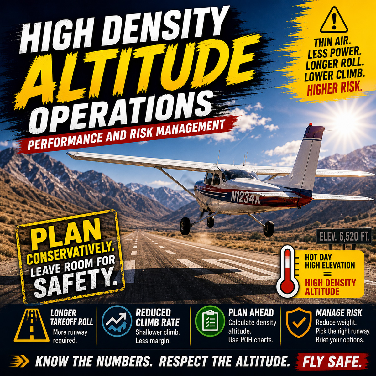 High Density Altitude Operations — Performance, Calculations & Risk ...