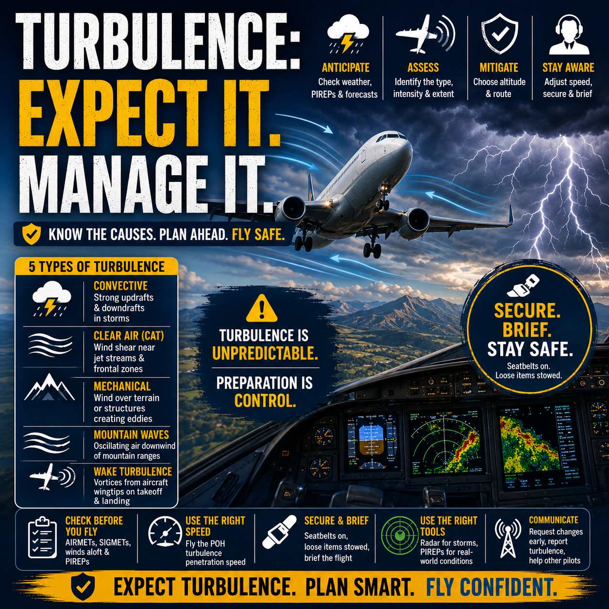 Turbulence Explained: Causes and Pilot Guidance